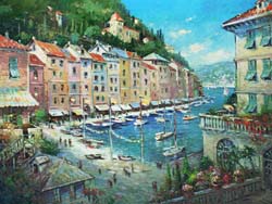 Lou Gordon at the Orange Poppy Art Gallery